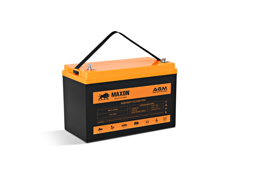 Maxon® AGM Heavy Duty Deep Cycle Battery MX12-135XHD - Budget Batteries