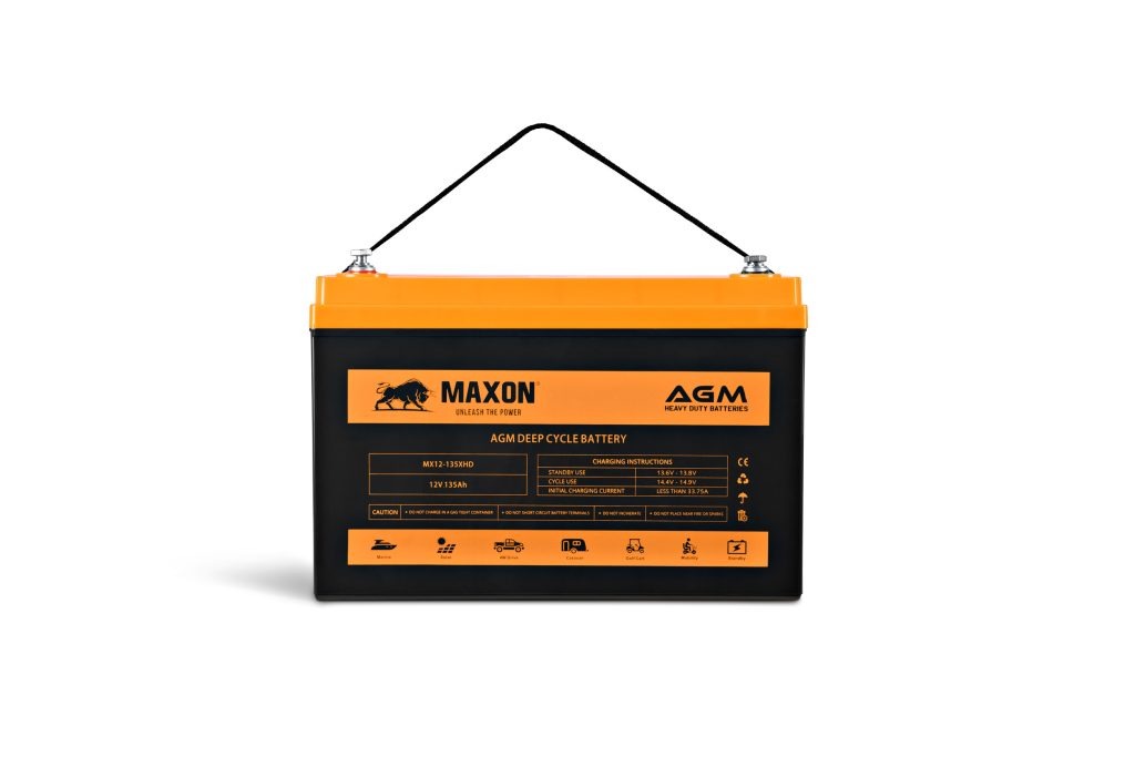 Maxon® AGM Heavy Duty Deep Cycle Battery MX12-135XHD - Budget Batteries