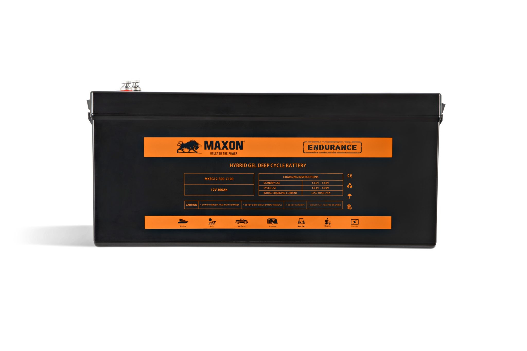 Maxon® Endurance Hybrid Gel Battery 12V 305Ah MXEG12-300 - Budget Batteries