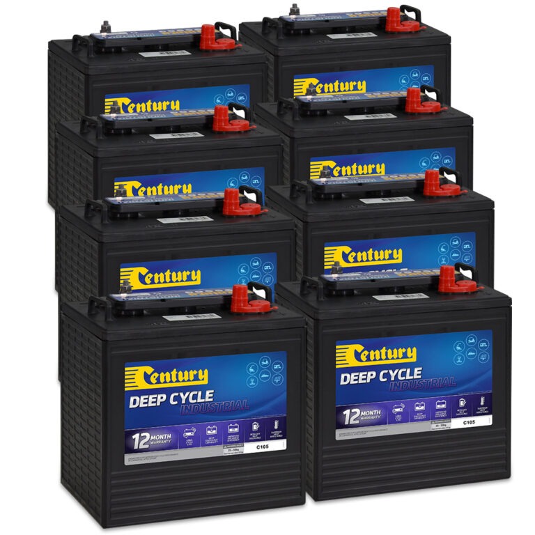 Century 48V Golf Cart Batteries 8 x C105 - Budget Batteries
