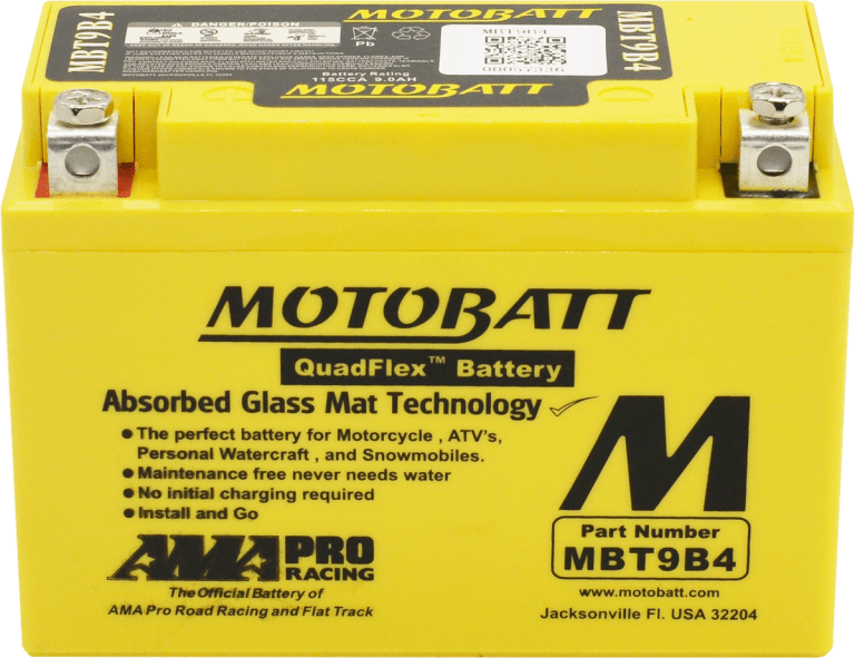 Motobatt Heavy Duty Motorcycle Battery MBT9B-4 - Budget Batteries