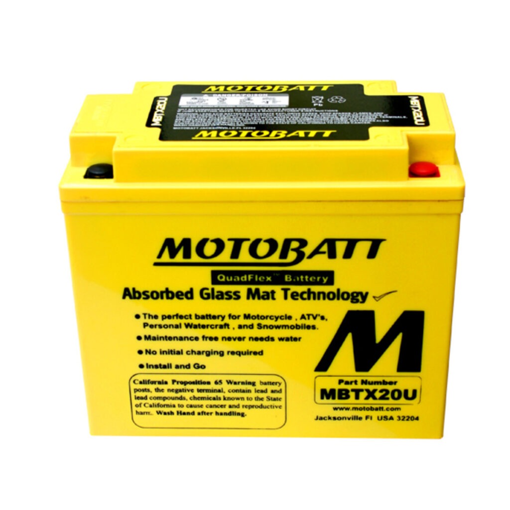 Motobatt Heavy Duty Motorcycle Battery MBTX20U - Budget Batteries