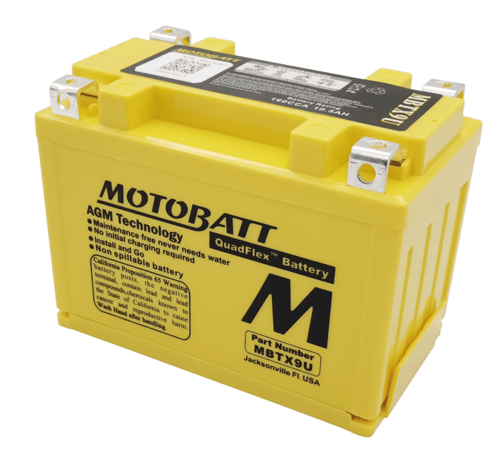 Motobatt Heavy Duty Motorcycle Battery MBTX9U - Budget Batteries