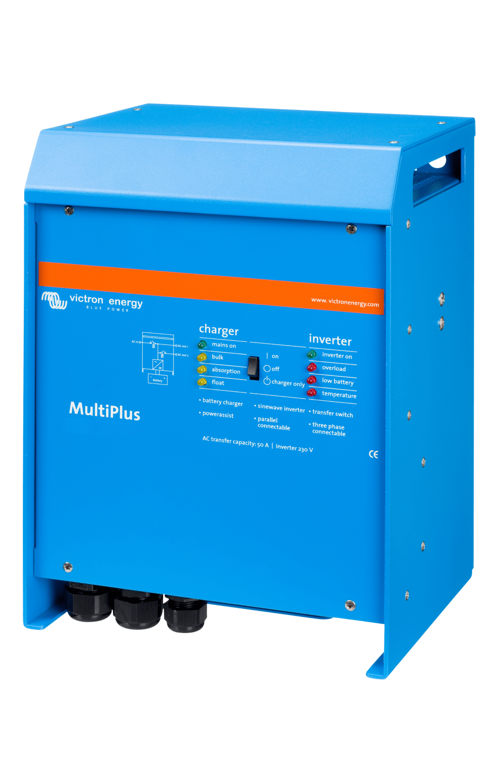 Victron MultiPlus Inverter Charger 48/5000/70-100 230V VE.Bus - Budget ...