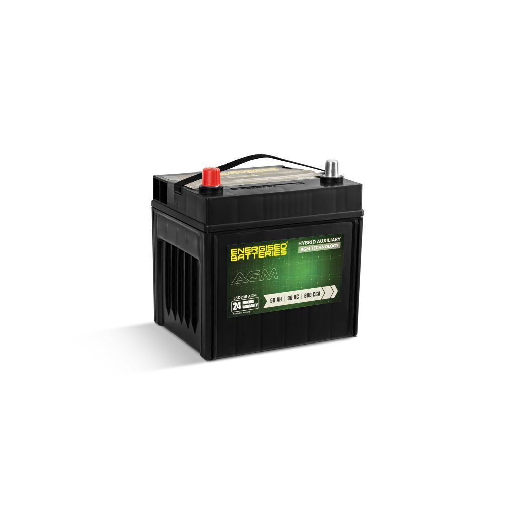 Energised Auxiliary Hybrid Battery S55D23R AGM - Budget Batteries